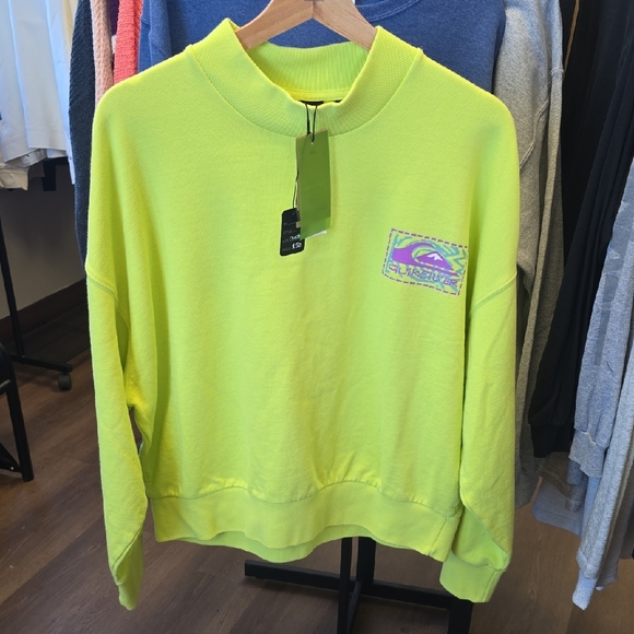 Quiksilver | Sweaters | Quiksilver Vibrant Lime Womens Turtleneck ...